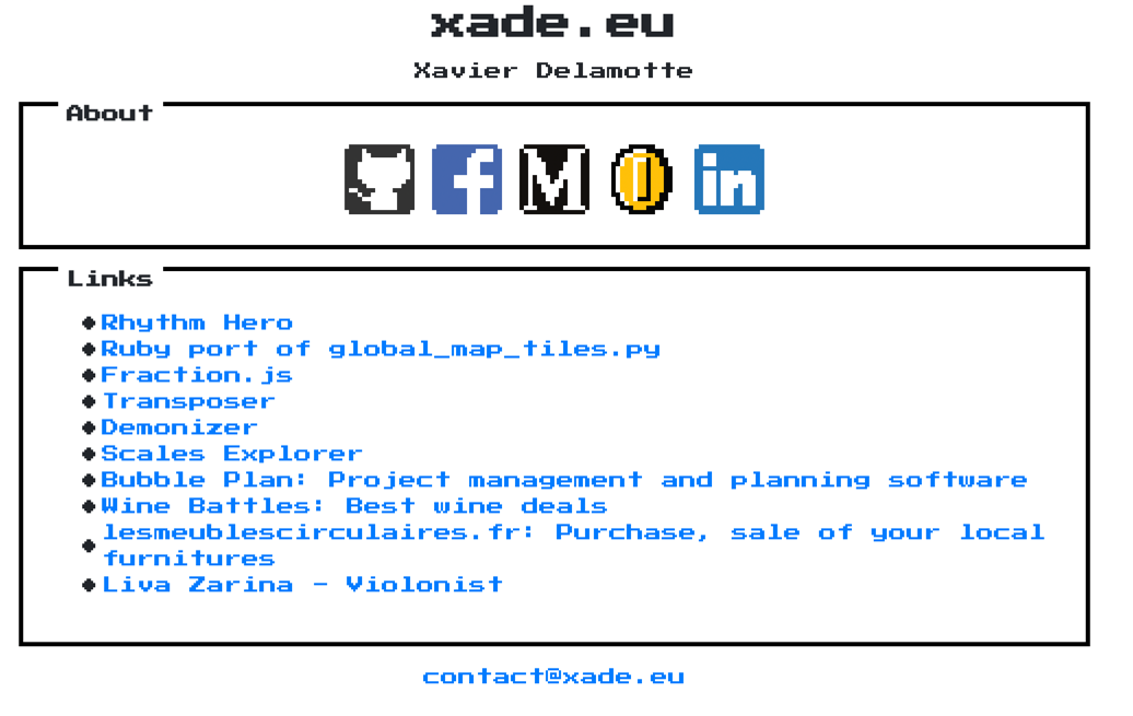 xade.eu - Xavier Delamotte